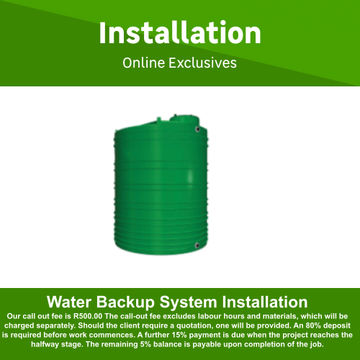 Water backup system by Loupez Electrical