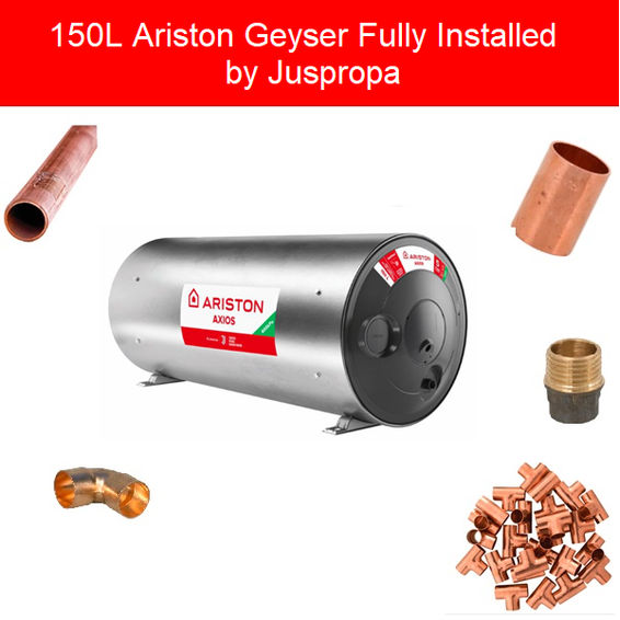 150L Heat Tech Geyser Fully Installed by Juspropa | LEROY MERLIN South ...