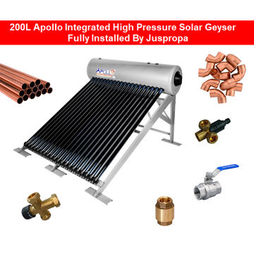 200L Apollo Solar Geyser Fully Installed by Juspropa | LEROY MERLIN ...