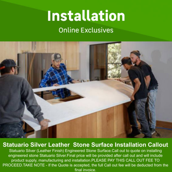 Statuario Silver Leather Stone Surface Installation Callout By De Kijker | Leroy Merlin South Africa