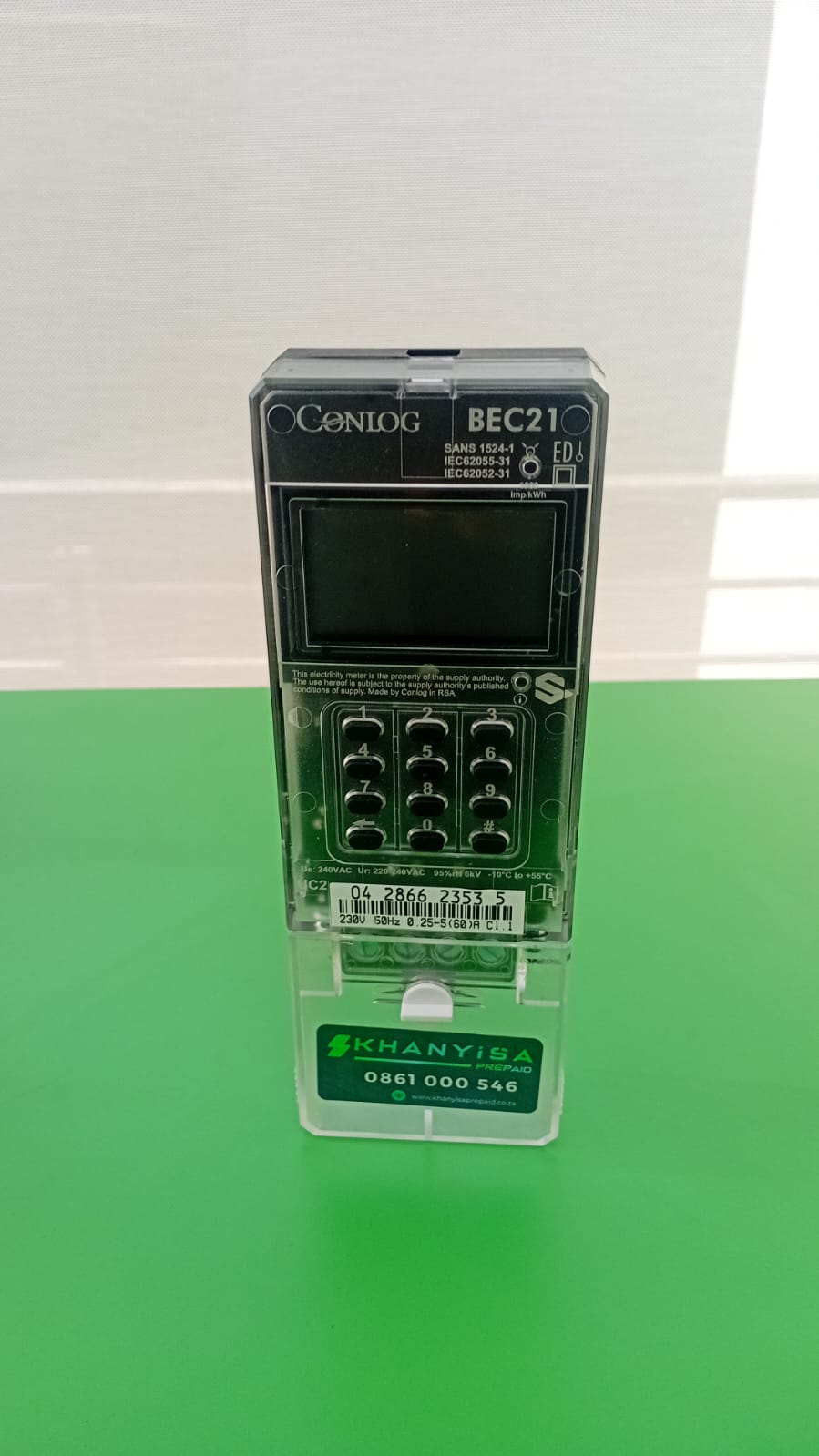 Conlog BEC21 Electrical sub metering by Kwaramba electrical contractors | Leroy Merlin South Africa