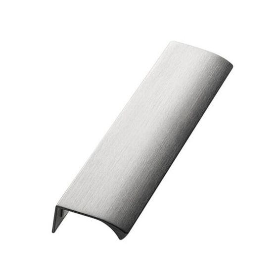 ROCO Cupboard Handle Straight Edge Aluminum Inox Look 350mm