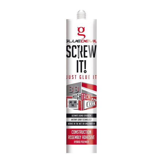 Gluedevil Screw It! Just Glue It White 290Ml - 4 Pack | Leroy Merlin ...