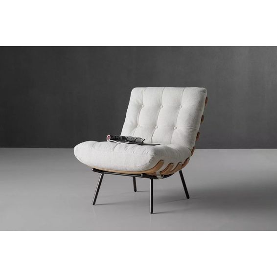 FIDEL LEATHER CHAIR OYSTER | Leroy Merlin South Africa