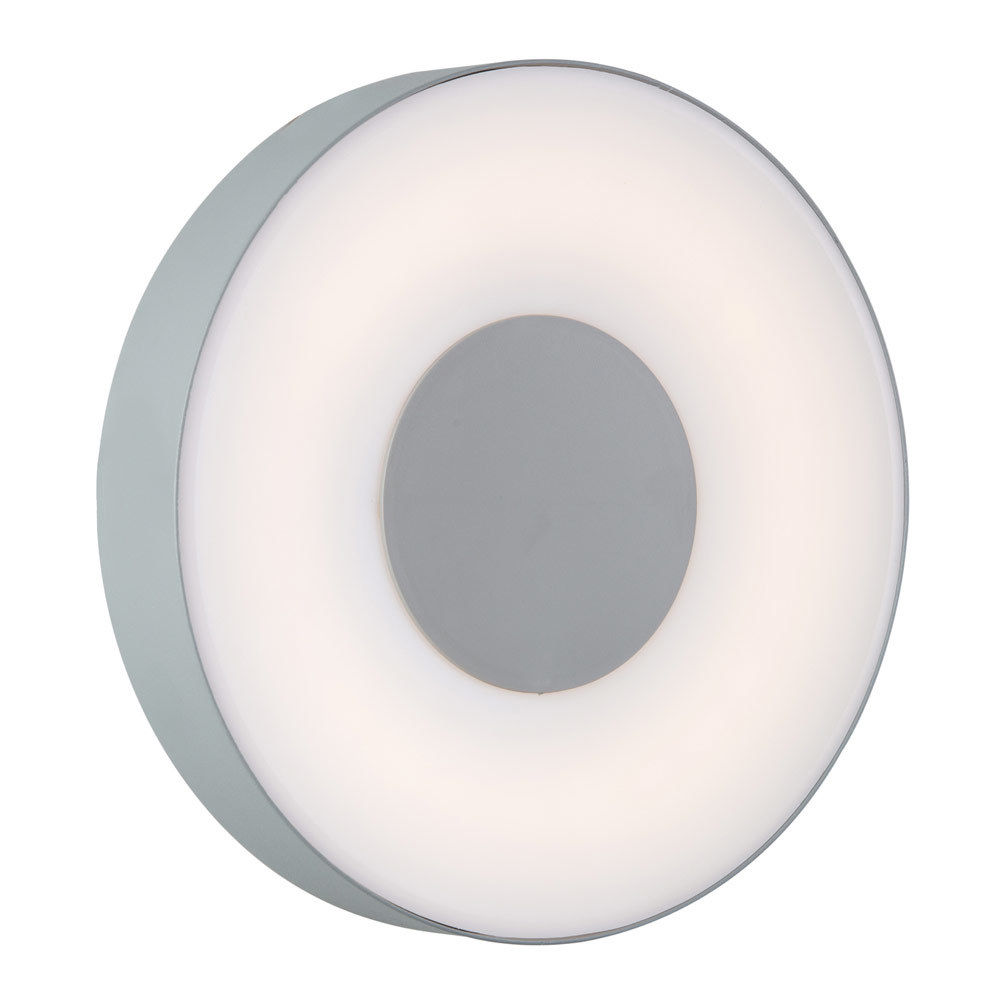 Ublo - LED - Round - Ceiling/Wall Light - 16.5w - Silver | LEROY MERLIN ...