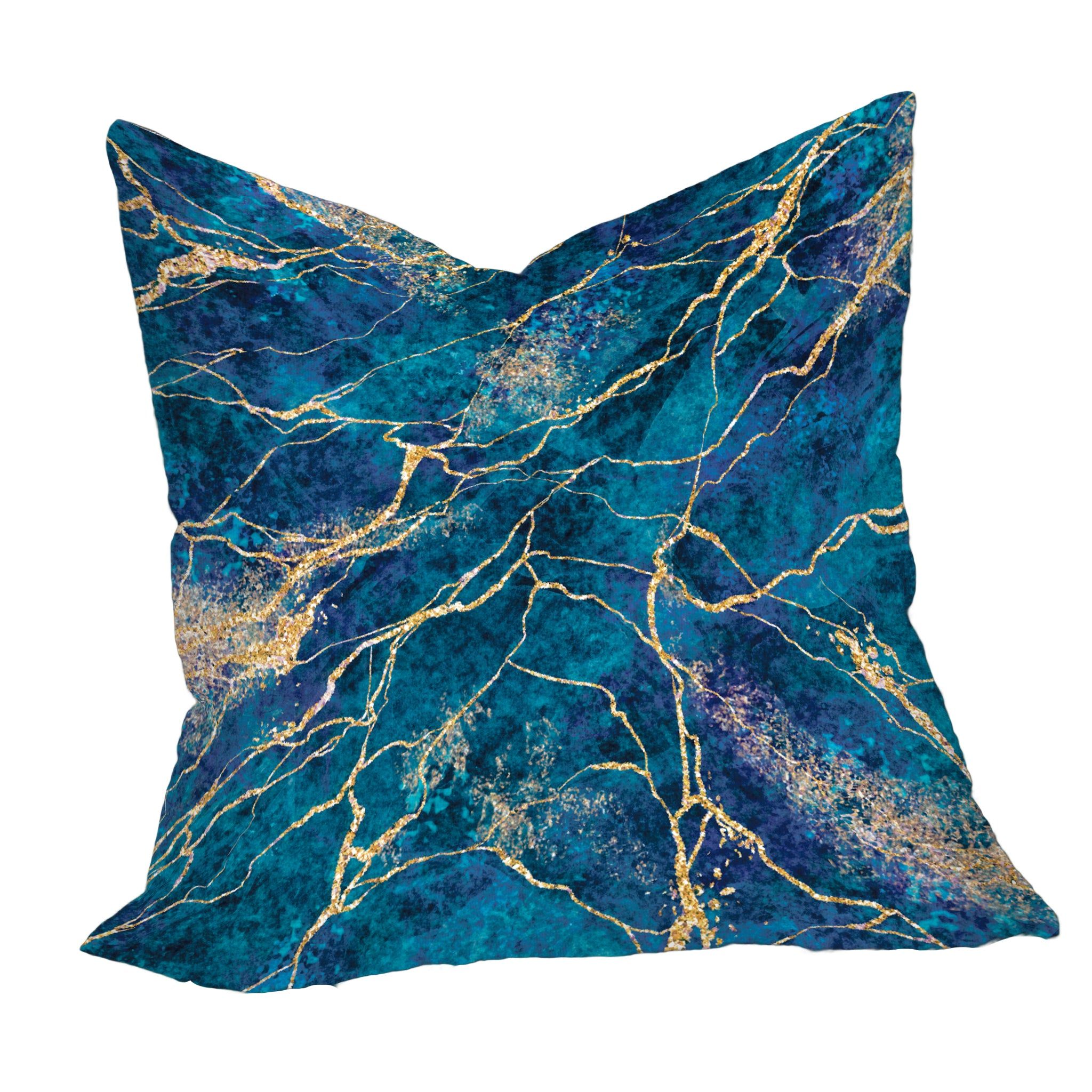 Gold and Blue Marble Luxury Scatter Large | LEROY MERLIN South Africa