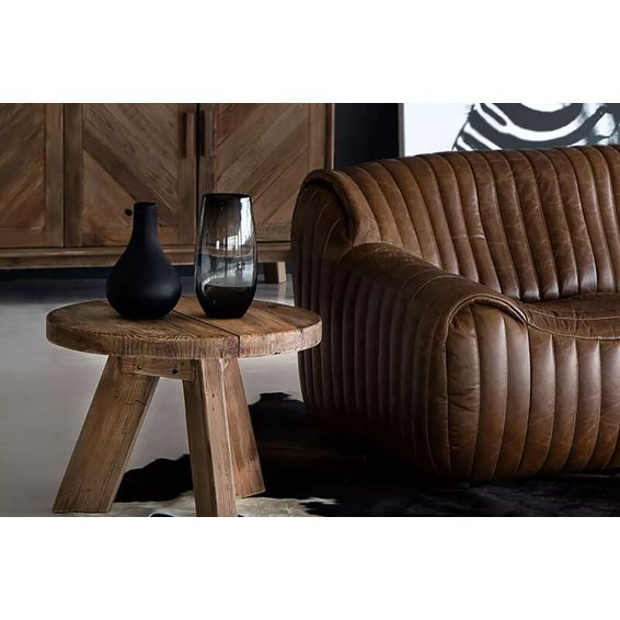 Voyager Side Table – Reclaimed Pine Wood Rustic Finish | Leroy Merlin ...