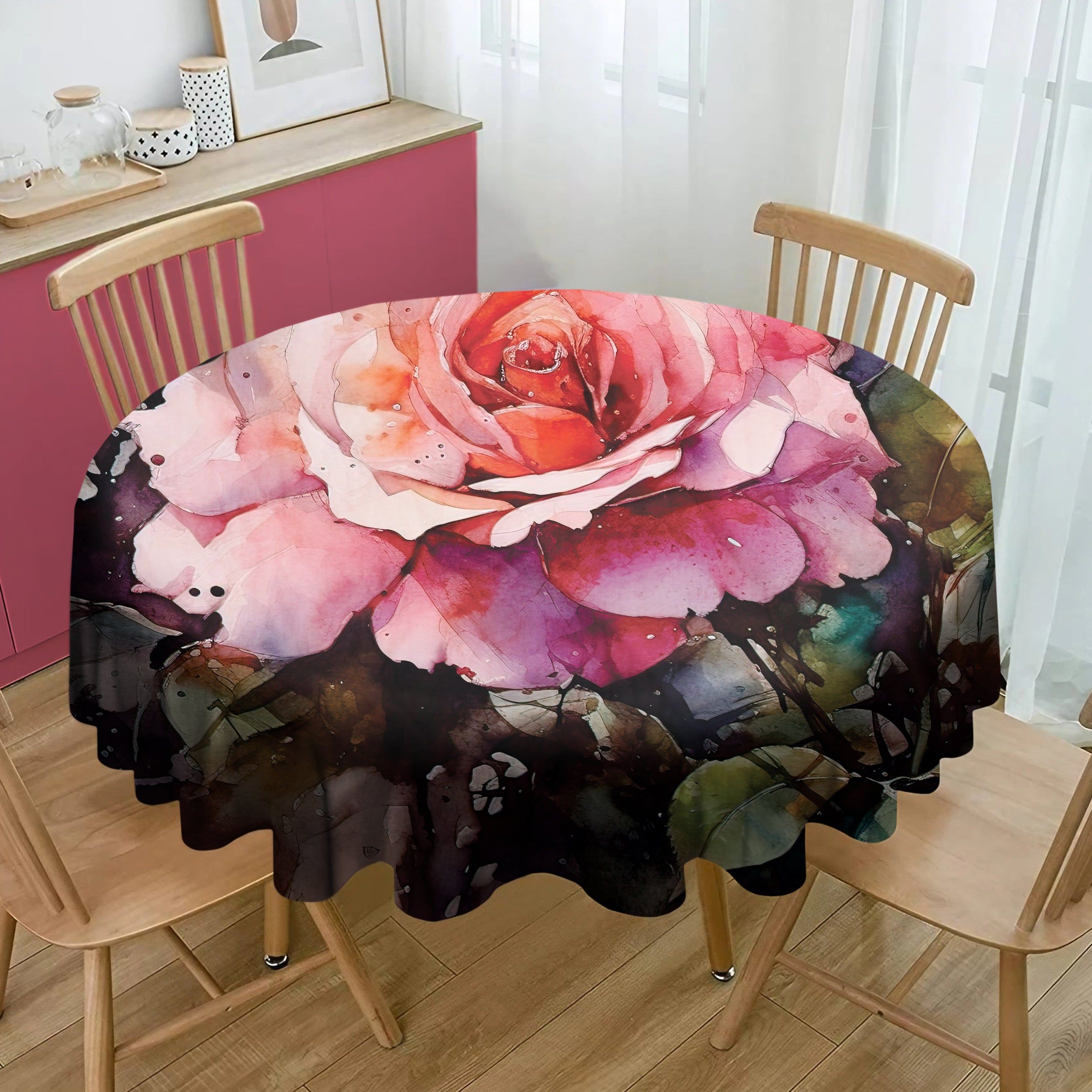 Rambling Rose Round Tablecloth | Leroy Merlin South Africa