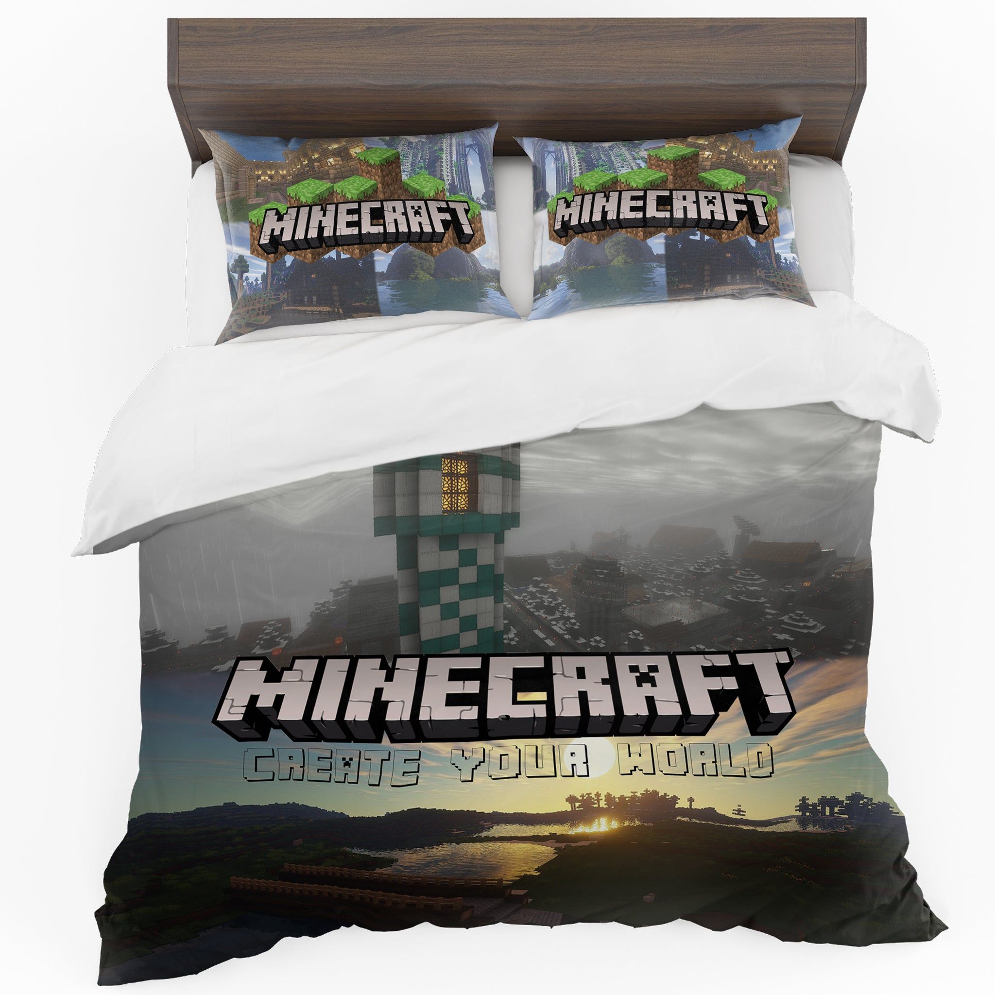 Minecraft Duvet Cover Set Queen | LEROY MERLIN South Africa
