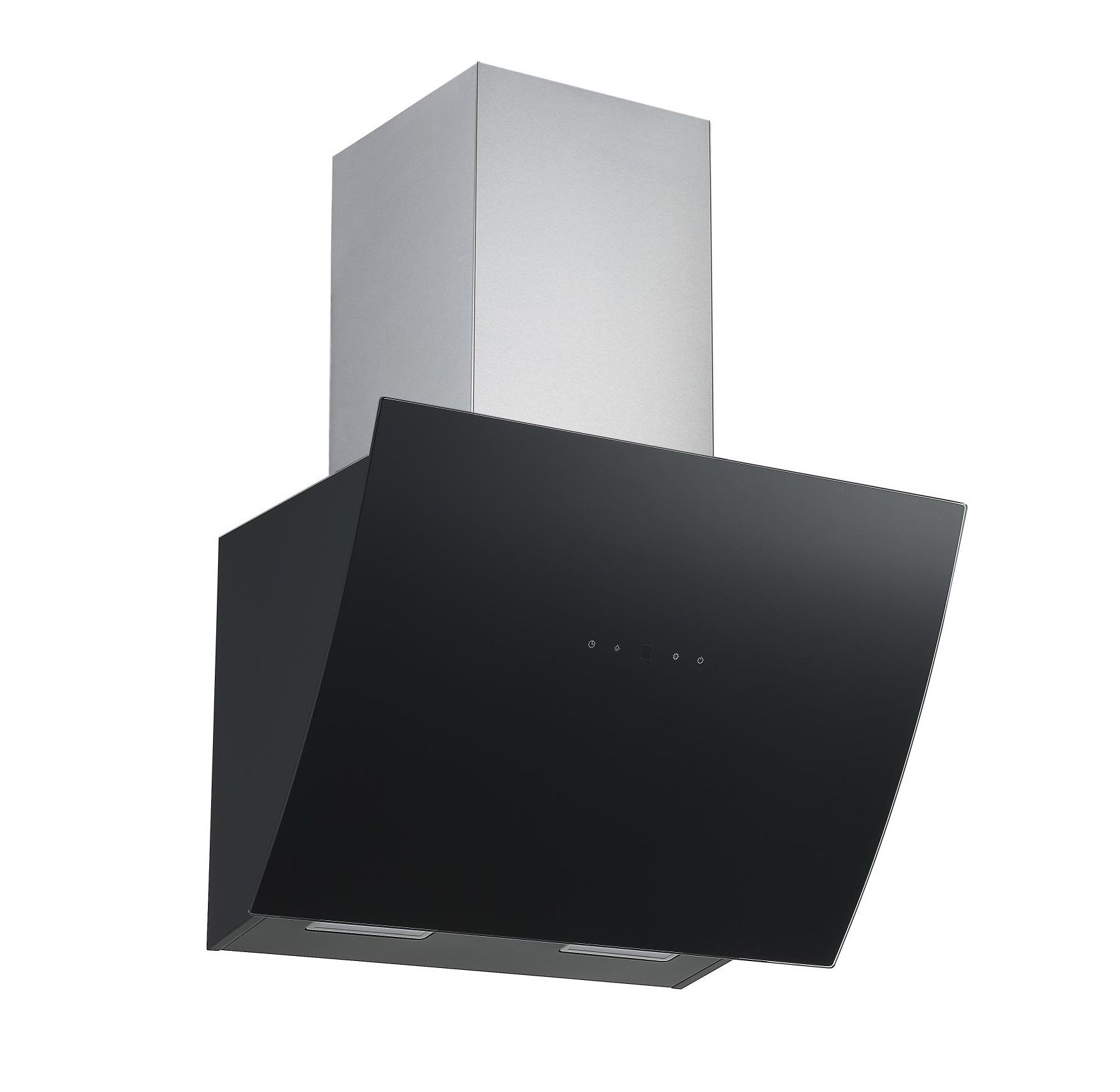 60cm Wall Mounted Extractor With Motorised Door When Switched On ...
