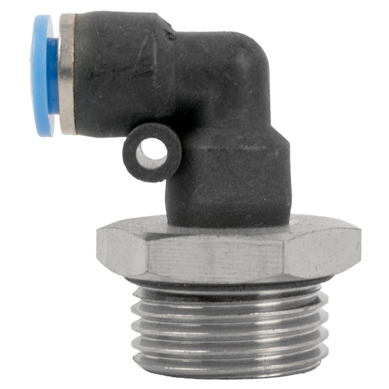 Aircraft - Elbow W/O-Ring 6mm-1/2 M Pu Hose Fitting - 2 Pack | Leroy ...