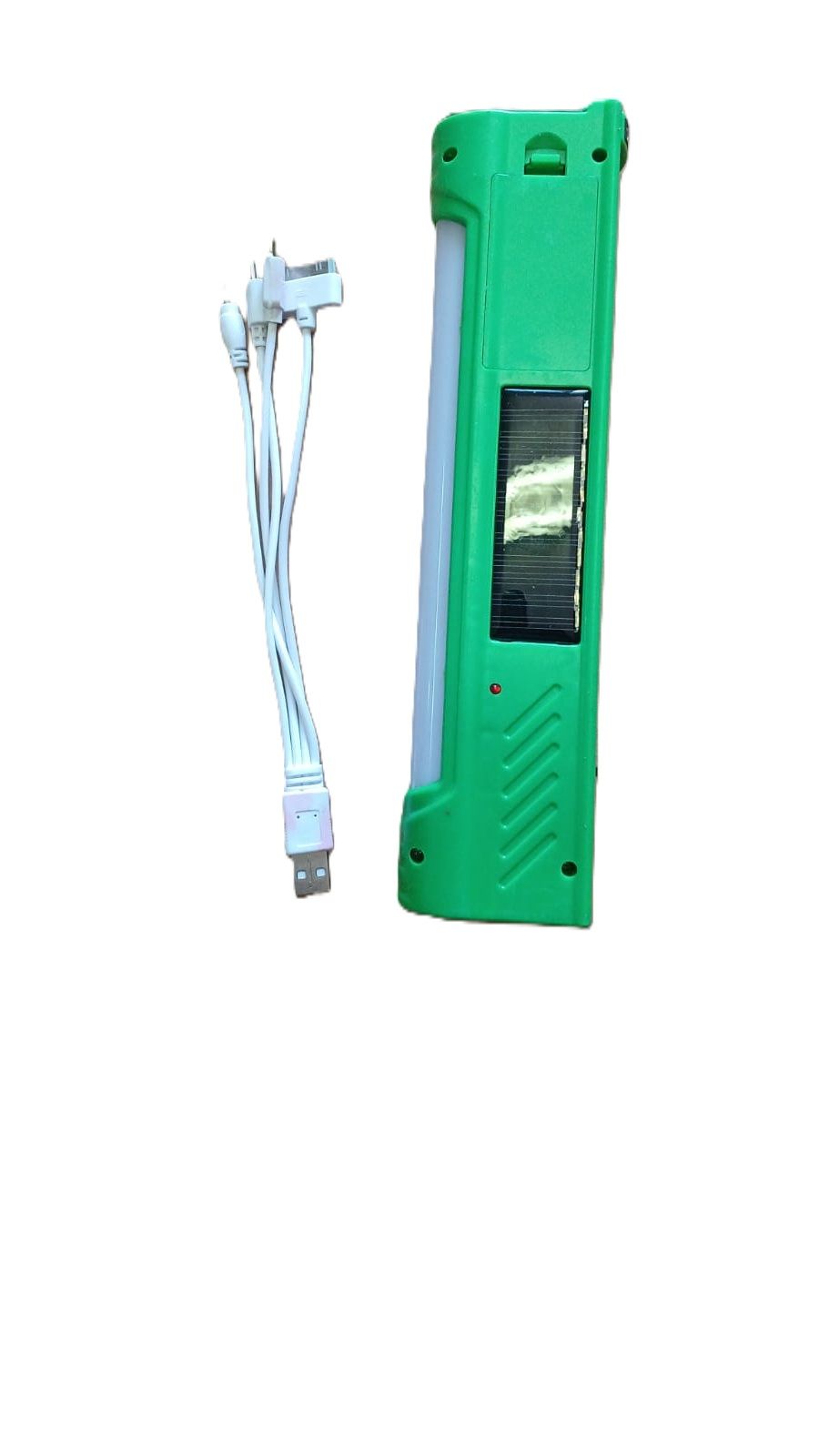Portable Solar LED Emergency Light with Multi-Charging Cable | Leroy ...