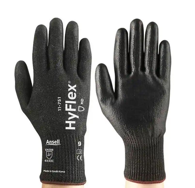 Ansell Hyflex Cut 5 PU Palm Coat Glove Pack 12 - S | Leroy Merlin South ...
