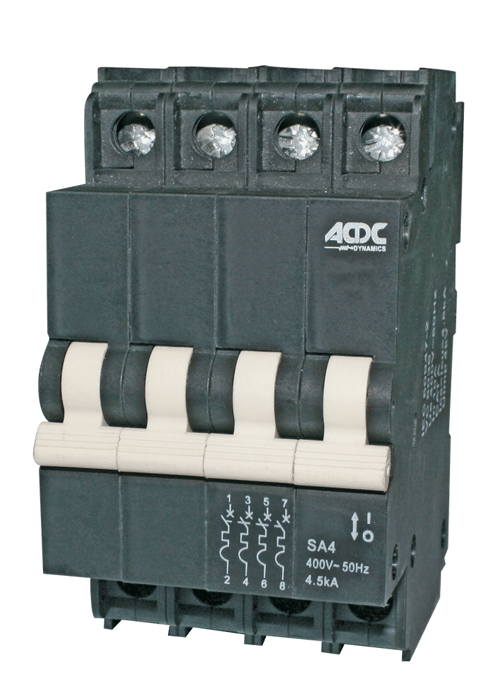 ACDC - Circuit Breaker - 13mm - 4.5kA - 4 Pole - C-Curve - 20A | LEROY MERLIN South Africa