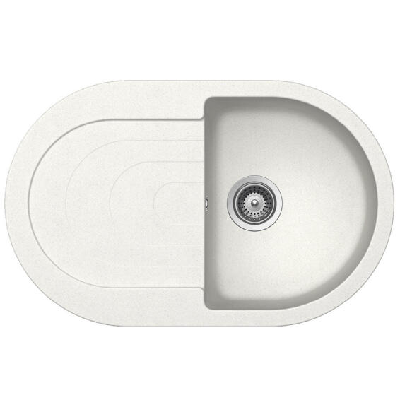 Frasa Kitchen Sink Cosmo Single Bowl Single Drainer Quartz Resin ...