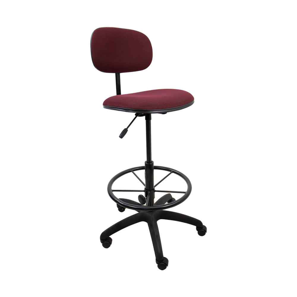 Vividitto - Econo Draughtsman Chair - Burgundy | Leroy Merlin South Africa