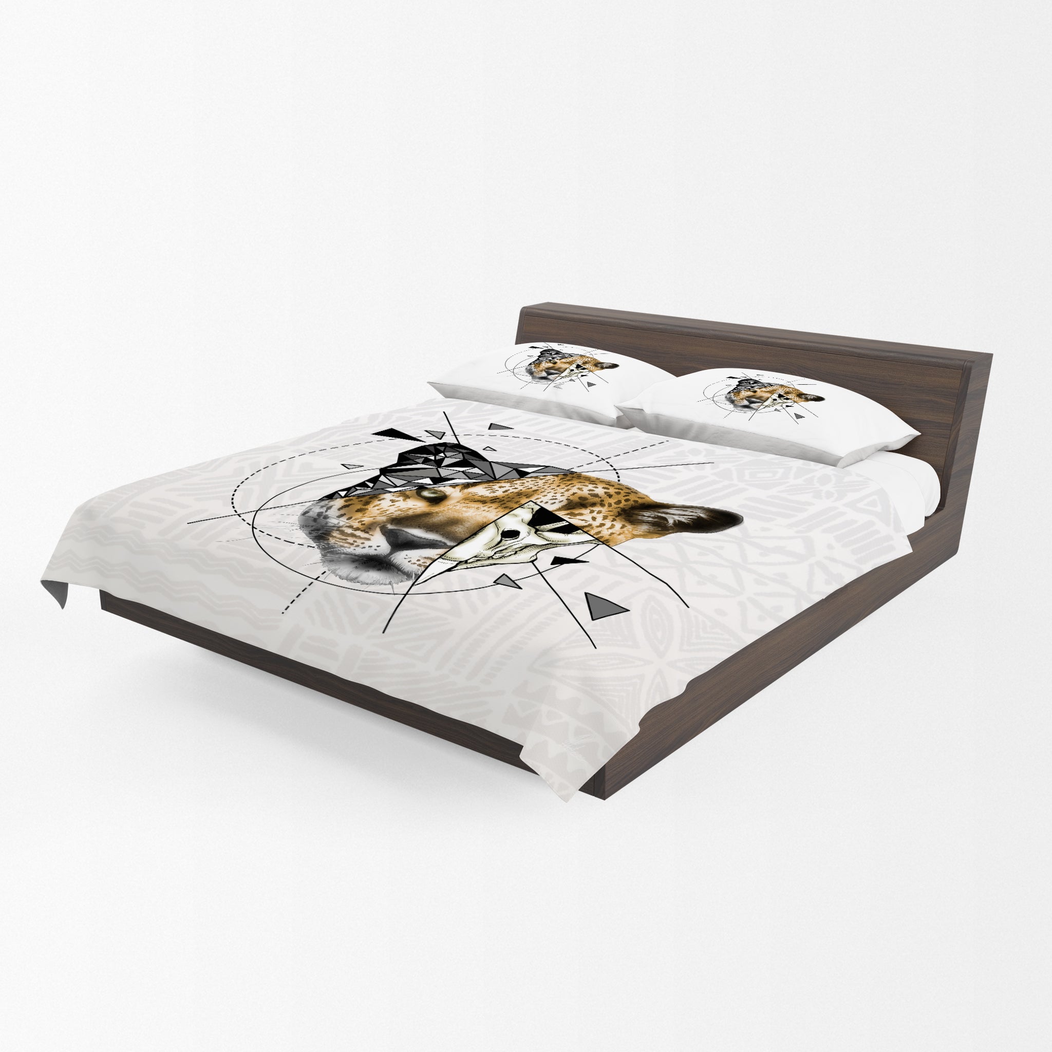 Shattered Leopard Duvet Cover Set By Nathan Pieterse King | LEROY ...