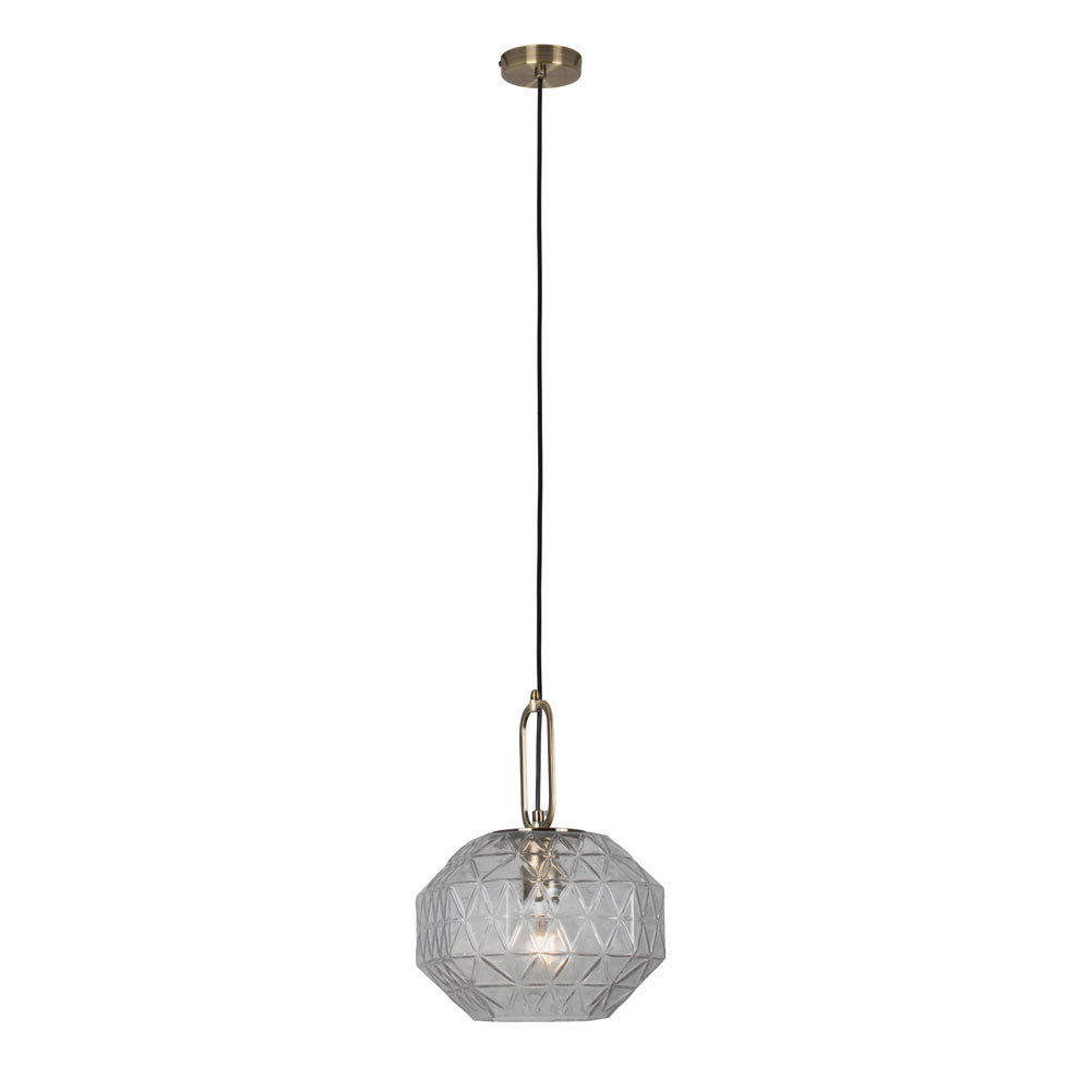 Parma - Pendant - 260mm - Clear Glass