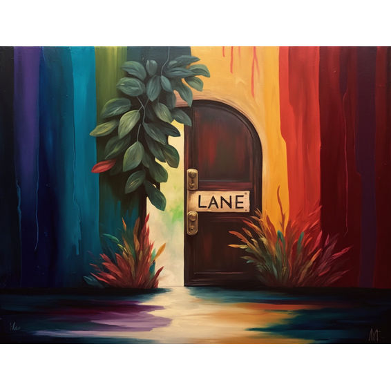 Canvas Wall Art - Safe Haven Acrylic Painting - B1370 - [120 x 80 cm ...