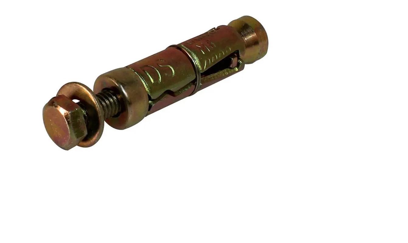 Shield Anchor, Expansion Bolt, M6 x 50mm, 12mm Bit, 4 Pieces (4 pack ...
