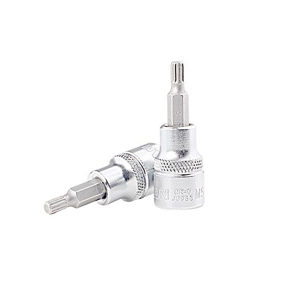 Fixman - 3/8" Dr.Bit Spline Socket M5 - 4 Pack | Leroy Merlin South Africa