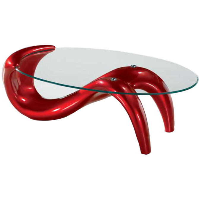 Emily Coffee Table -Red | LEROY MERLIN South Africa