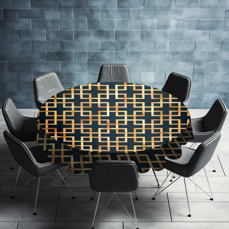 Cubicle Abstract Round Tablecloth | LEROY MERLIN South Africa