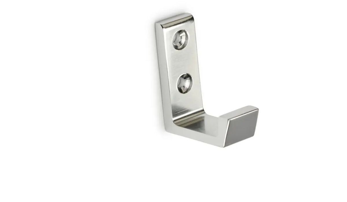 Robe Hook, Aluminium (4 pack) BY WOODLY