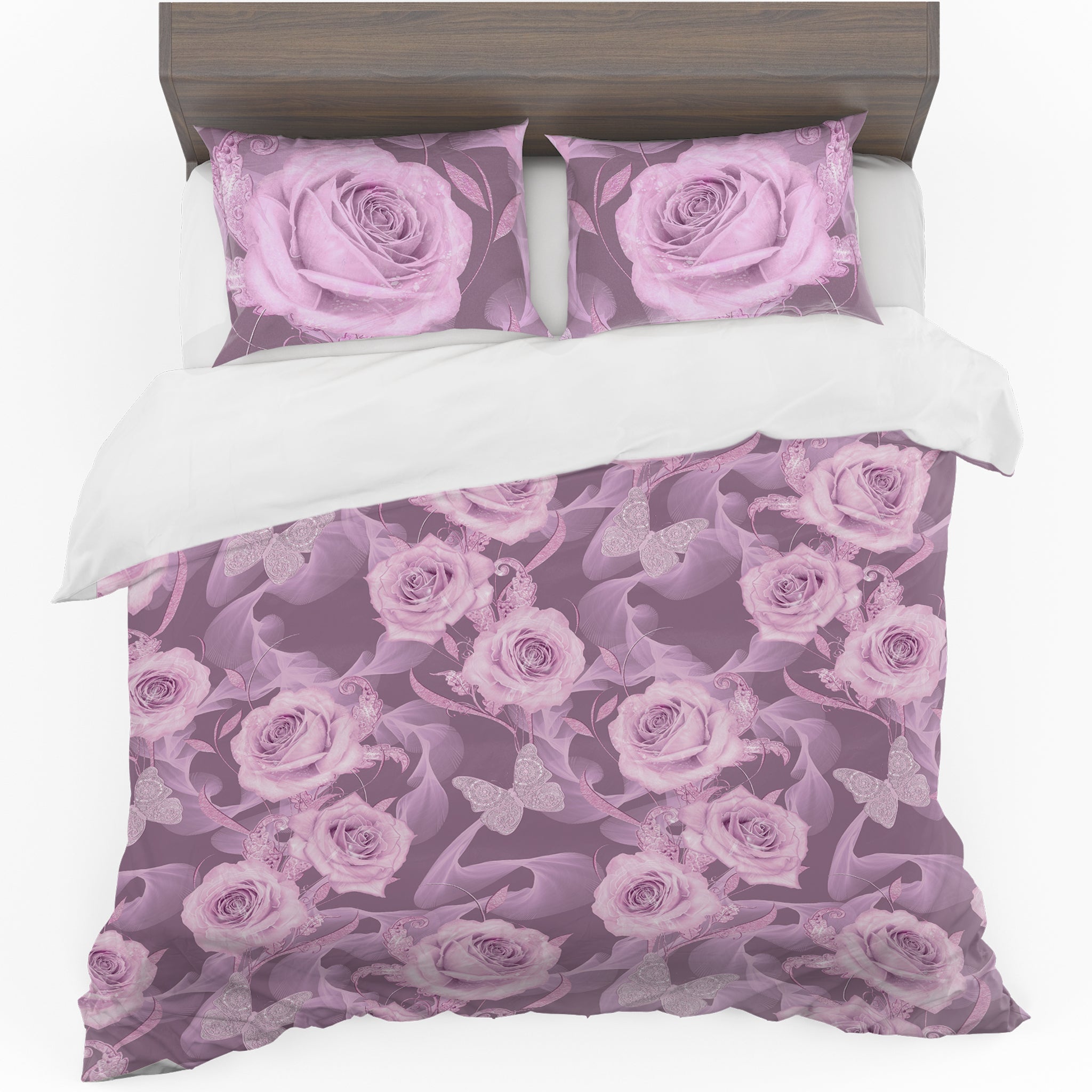 Pink Roses Duvet Cover Set Double | LEROY MERLIN South Africa