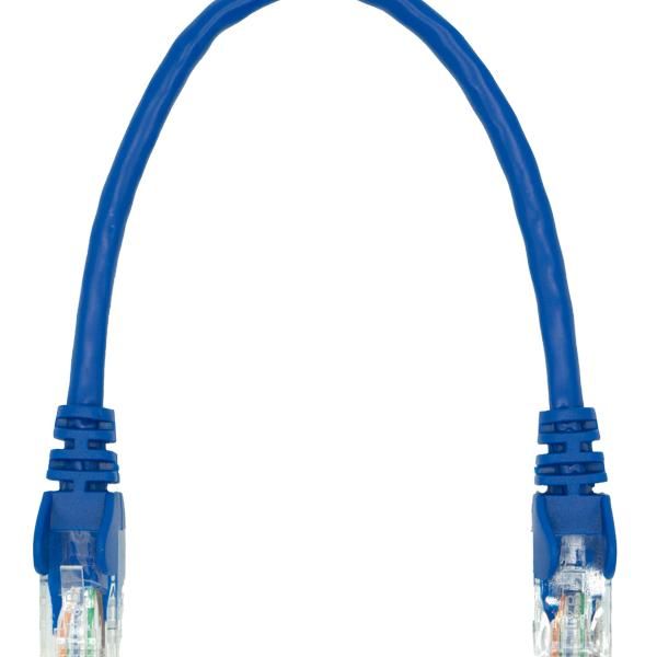 Linkbasic 22Cm Utp Cat5E Flylead Blue | Leroy Merlin South Africa