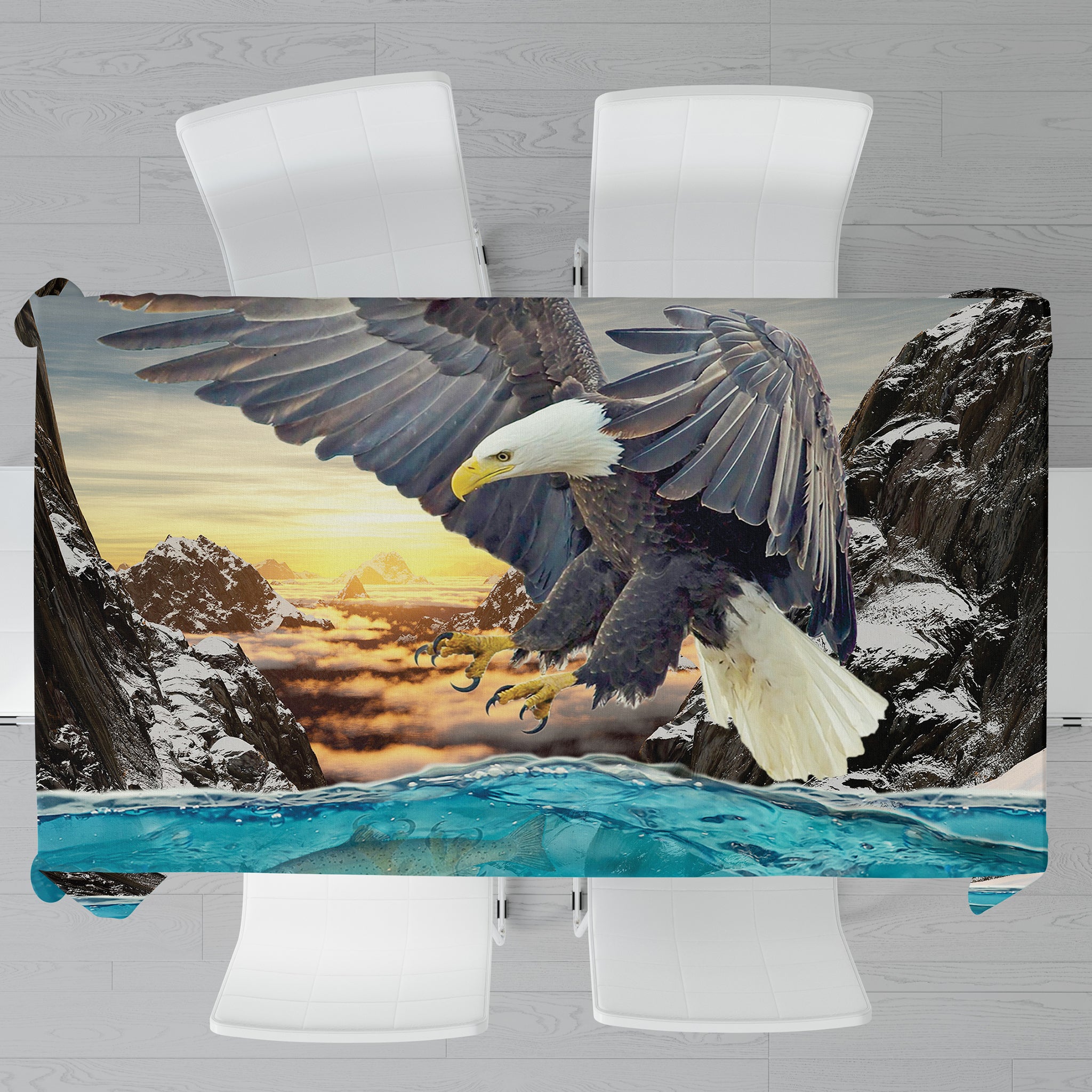 Hunting Fish Eagle Rectangle Tablecloth | LEROY MERLIN South Africa