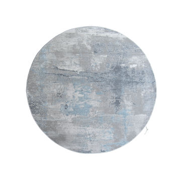 BK Carpets & Rugs – Round Modern Rug – Grey & Blue - 2m x 2m | LEROY ...