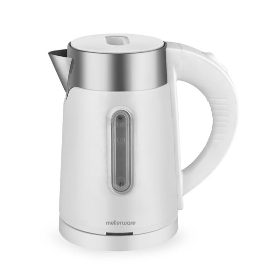Mellerware Kettle Double Wall Cordless Stainless Steel White 0.8L 800 900W Siena Compact LEROY MERLIN South Africa