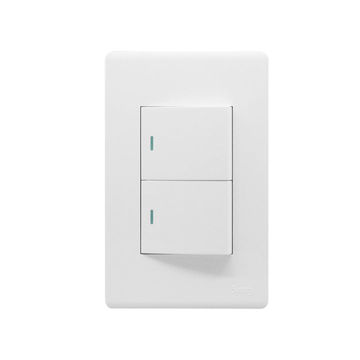 SYNERJI SWITCH DECO 4X2 2-LEVER 1-WAY/2-WAY - Matt Black / 2-Way ...