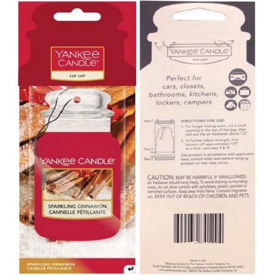 Yankee Candle Sparkling Cinnamon Card Jar Retail Box No | Leroy Merlin ...
