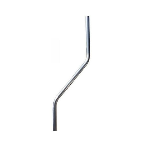 38Mm Aluminium Cranked Pole - 3M - 1.22Mm Sidewall | Leroy Merlin South ...