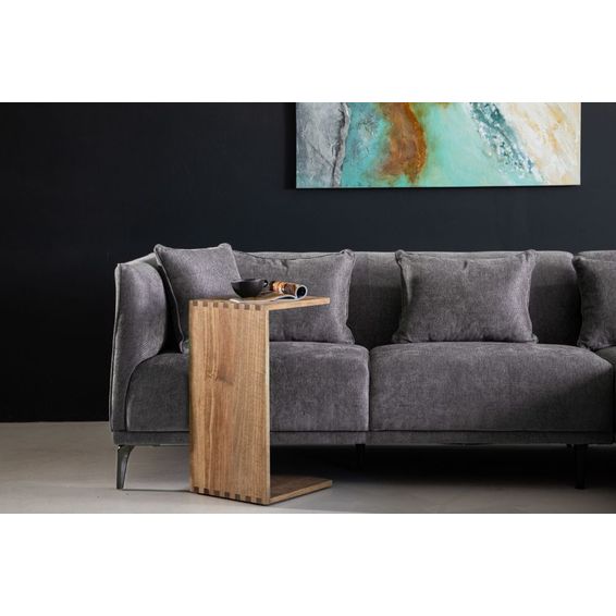 Blair Summer Oak Side Table – Solid Rubberwood with Flexible Design ...