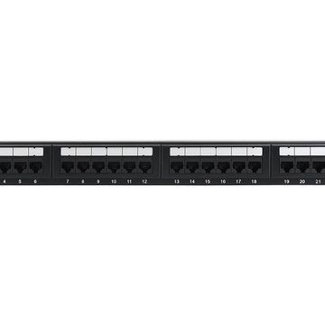 Linkbasic 24 Port Cat5E Rack Mount Patch Panel - High-Quality Network ...