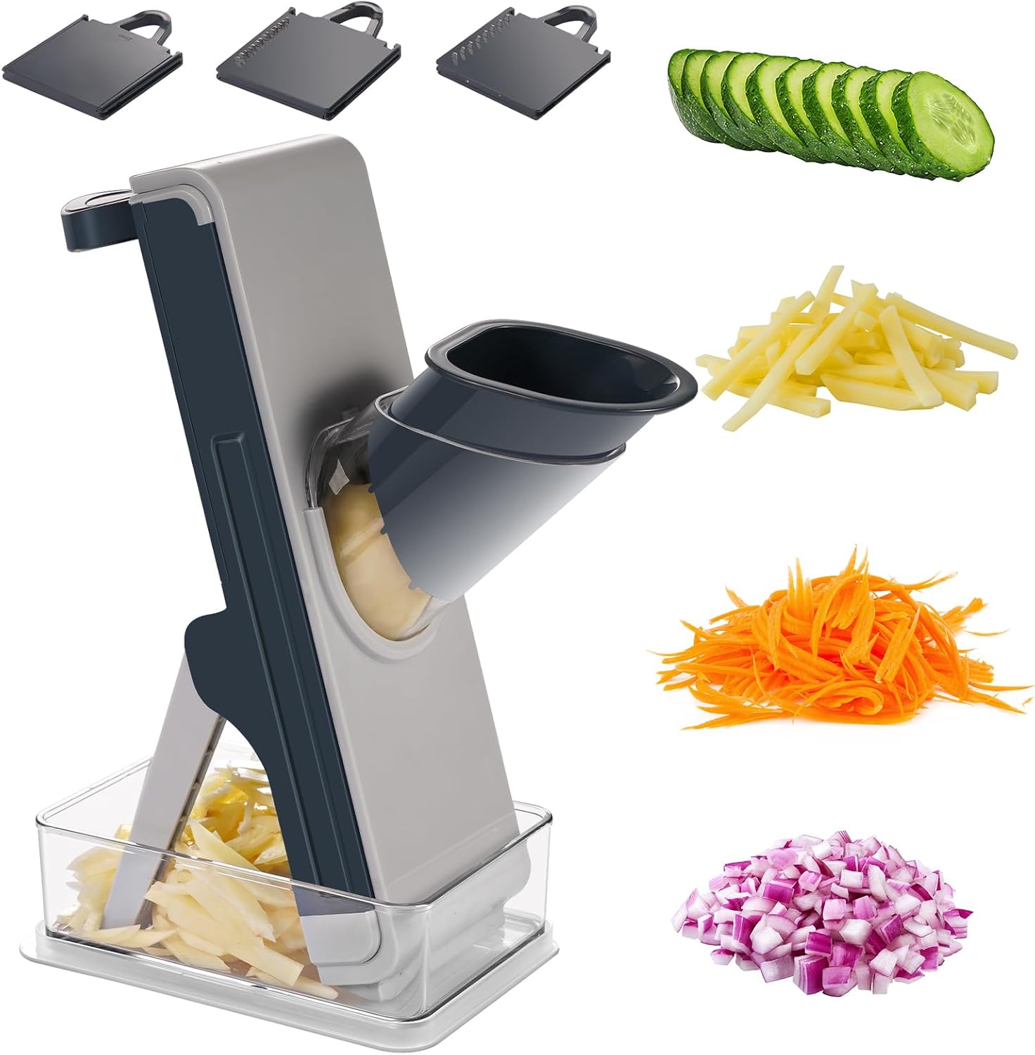 Safe multifunctional vegetable cutter