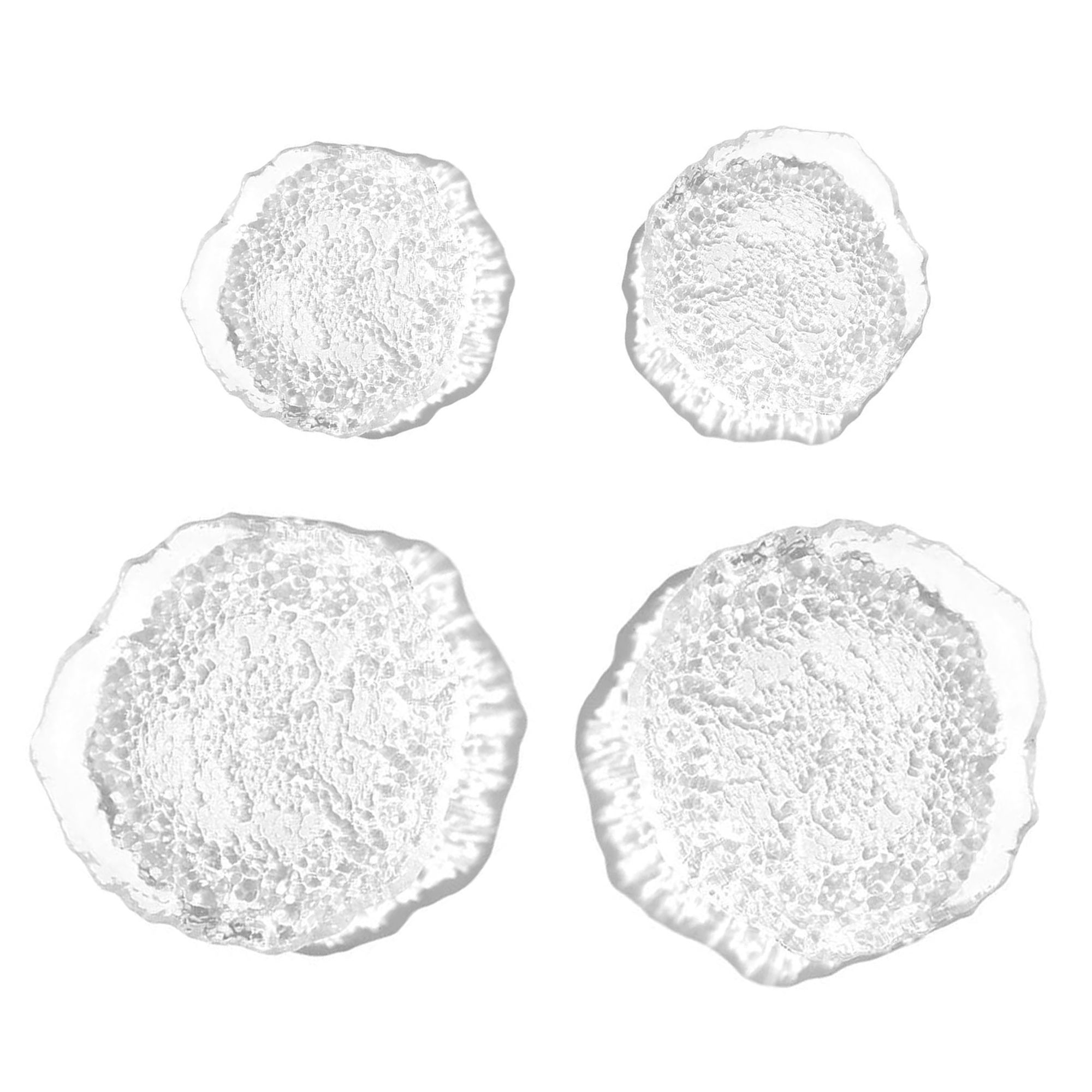 Soy Sauce Dishes, Small Dipping Sauce Plates Clear Serving Dishes for ...