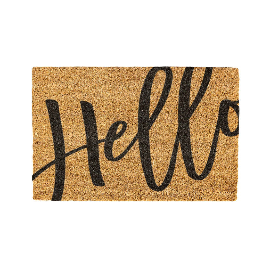 Hello Coir Doormat Design 700 x 400 mm | Leroy Merlin South Africa