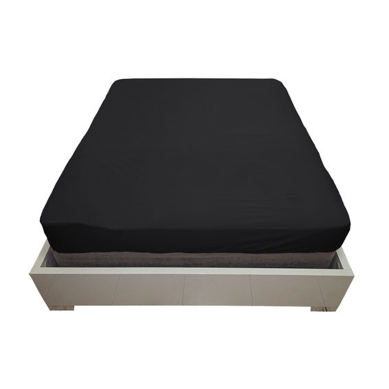 Simply Sleep - Everyday Collection Fitted Sheet - 90GSM - Jet Black ...