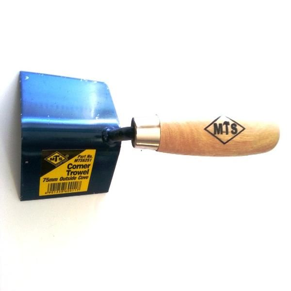 Mts Trowel Corner O/Cove W/Handle 75Mm- 3 Pack
