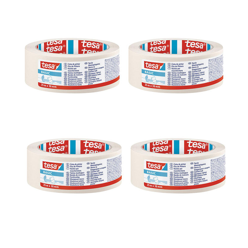 TESA Masking Tape Basic 35m x 38mm ( 4 Pack ) | Leroy Merlin South Africa