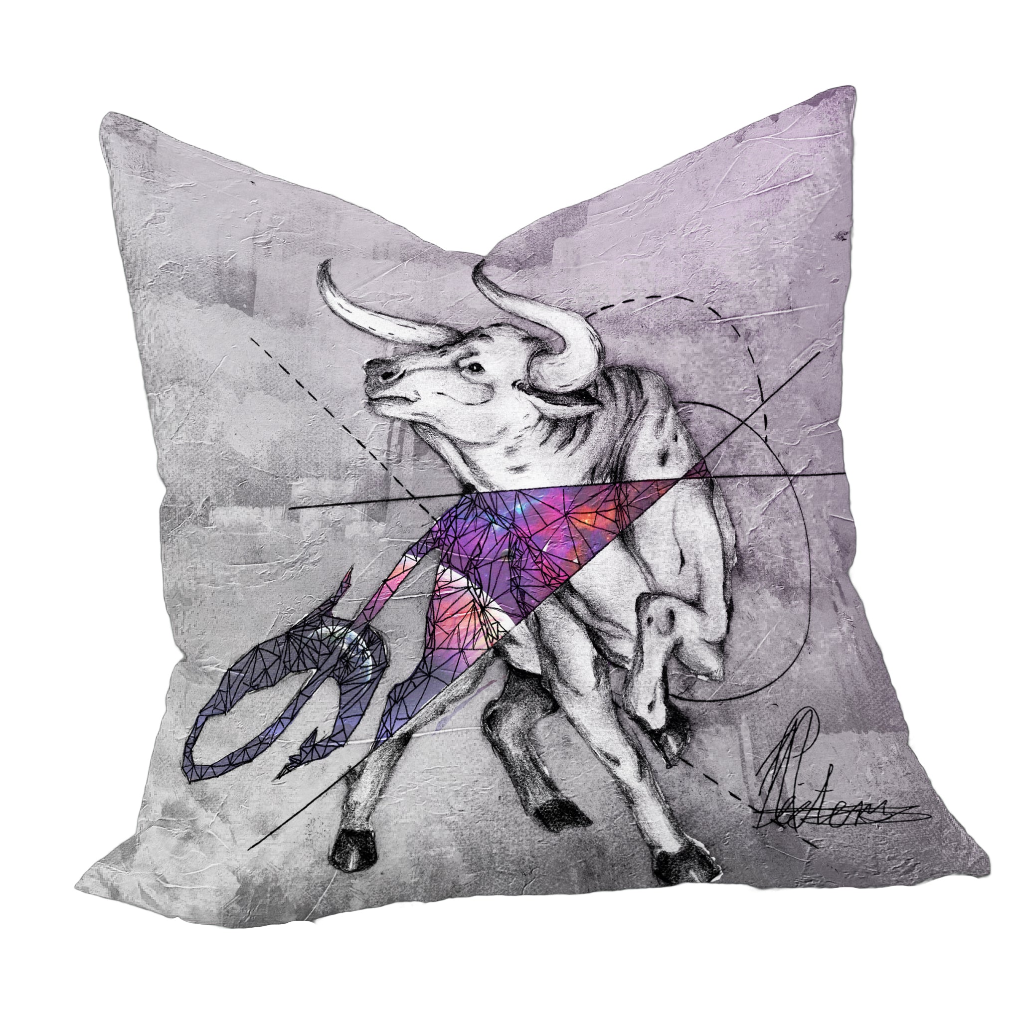 El Toro Taurus Bull Luxury Scatter by Nathan Pieterse Large | LEROY ...