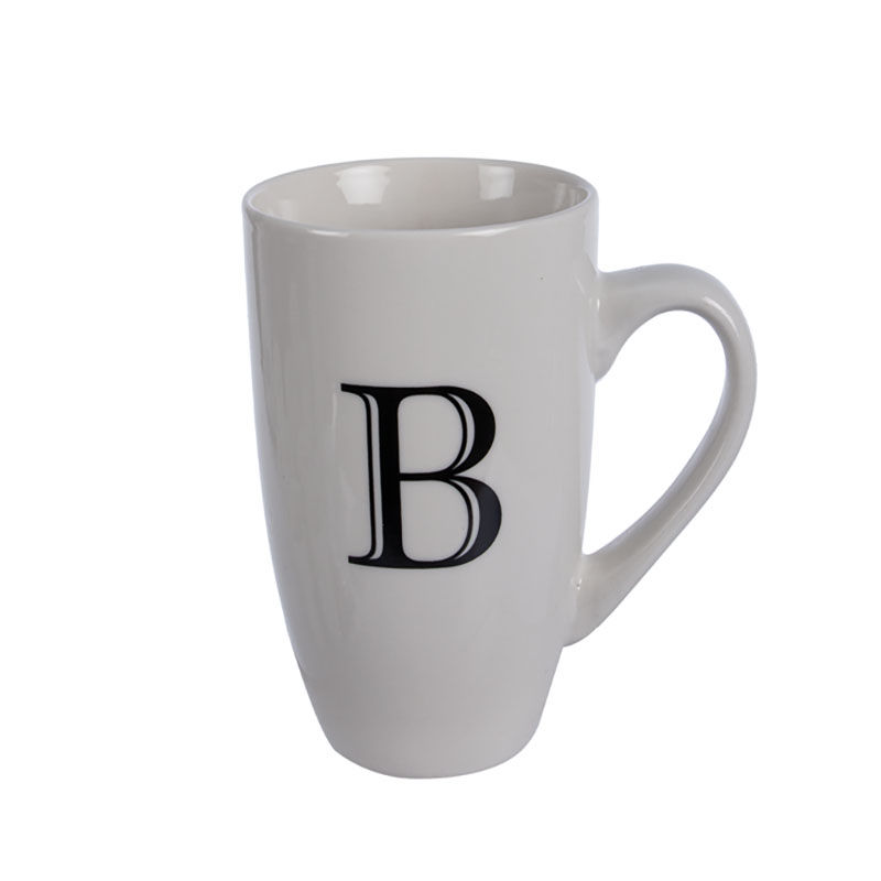 Mug - Household Accessories - Ceramic - Letter B Design - White - 10 ...