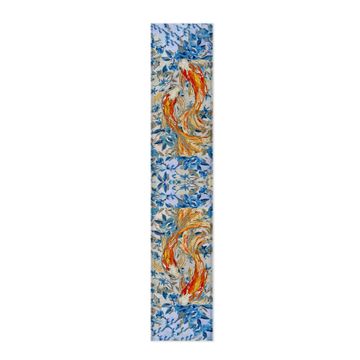 Abstract double Abstract Koi By Juanette Menderoi Table Runner | LEROY ...