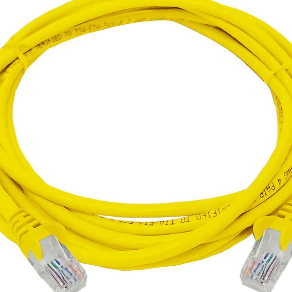 Linkbasic 3 Meter Utp Cat5E Flylead Yellow | Leroy Merlin South Africa