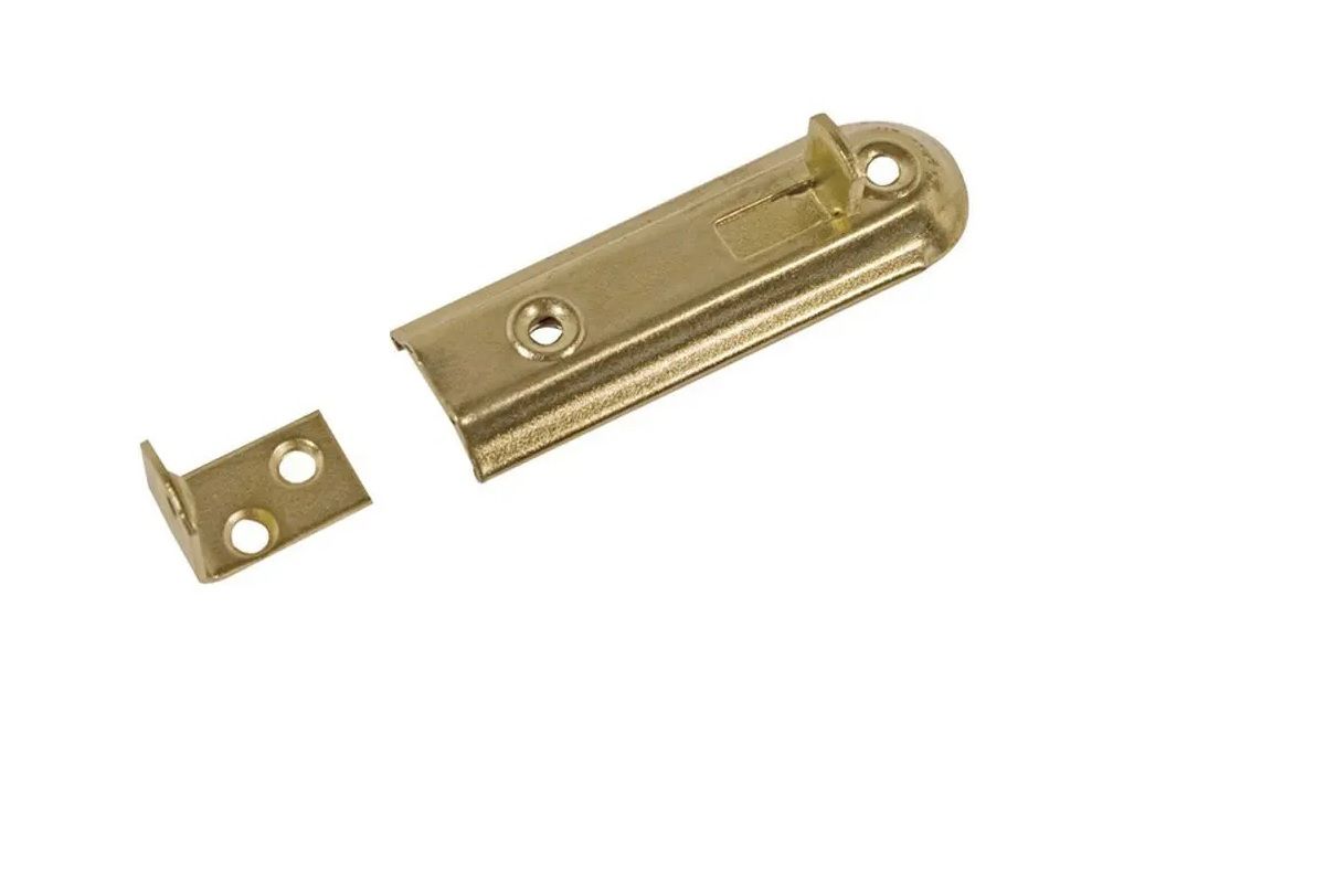 Cupboard Bolt, Yellow Passivated Steel, 4 Pieces (4 pack) BY WOODLY ...