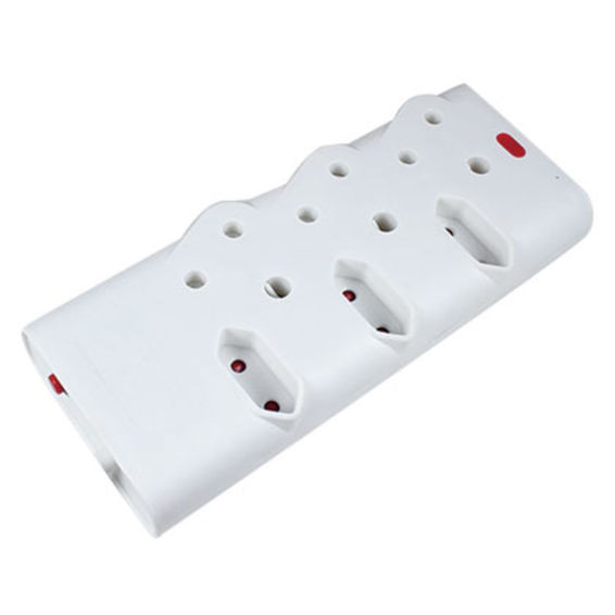 3x16A + 3x2 Pin Euro Multiplug With Overload | Leroy Merlin South Africa